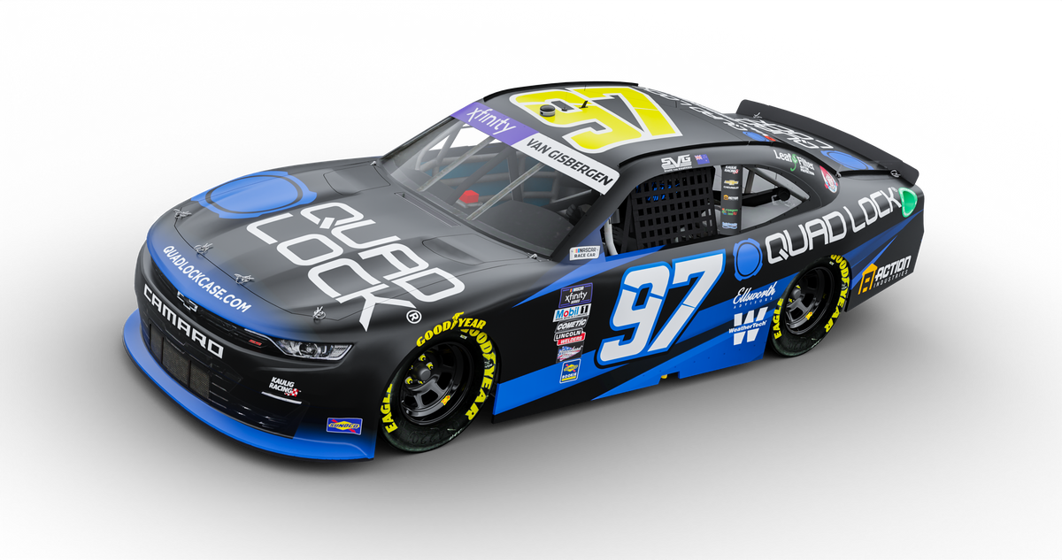 Quad Lock joins Shane van Gisbergen and Trackhouse for a full NASCAR s ...